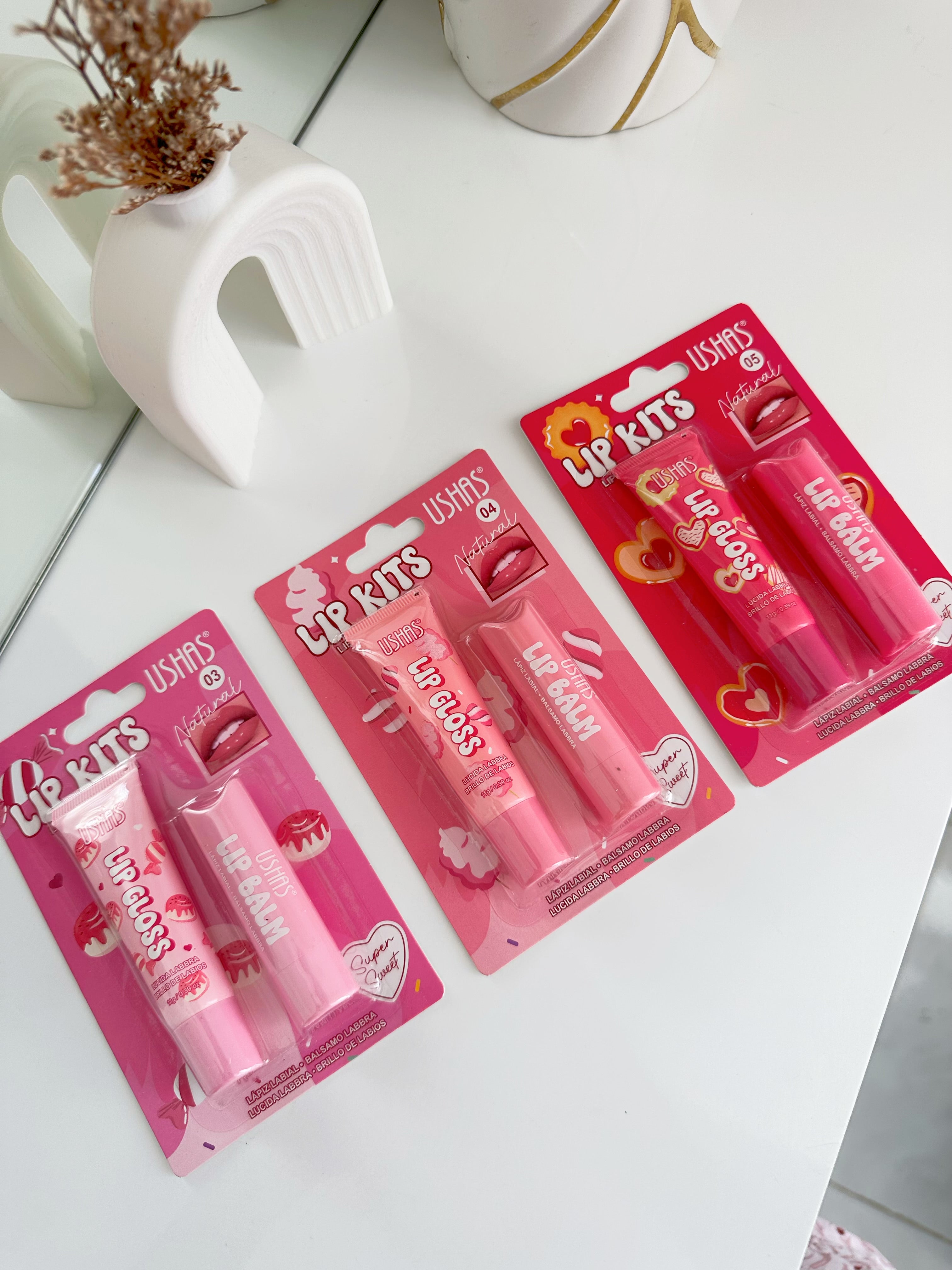Lip kits rosas ushas (p2-E20-G) – MAO COSMETICS