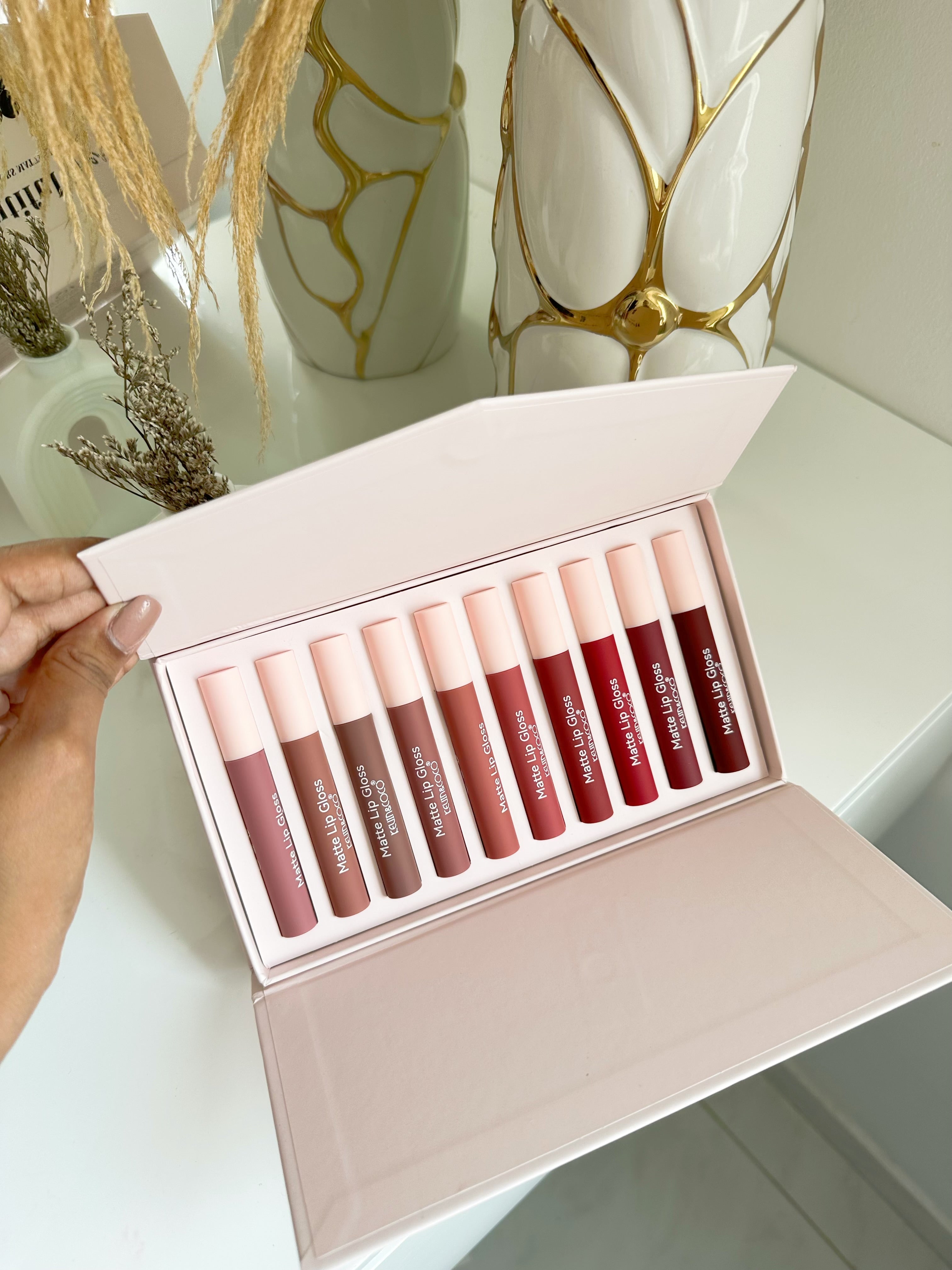 caja x10 labilaes liquidos matte [S-E23-E] – MAO COSMETICS